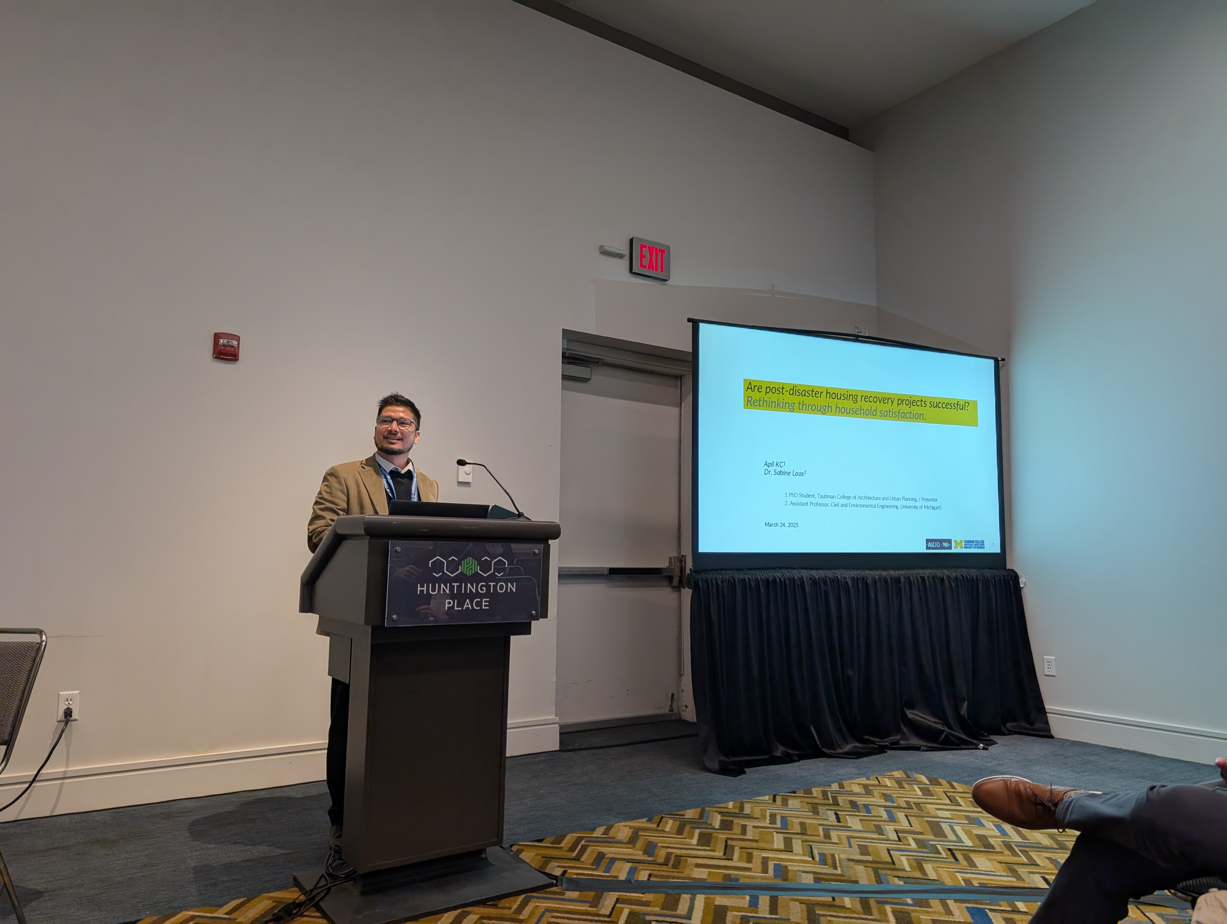 Apil presenting at AAG